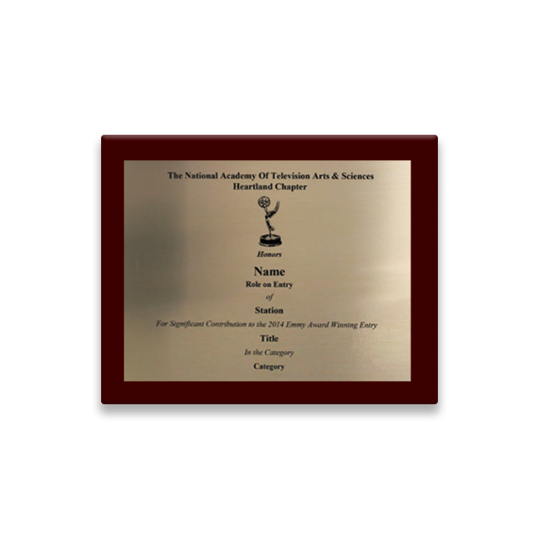 Statuettes and Commemorative Awards - NATAS Chicago/Midwest